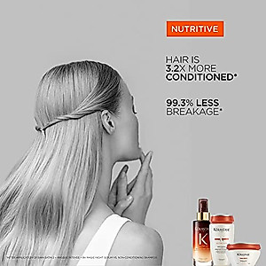 Kerastase Nutritive Lait Vital Conditioner | Nourishing and Lightweight Formula for Hydration and Healthy Hair | Adds Shine and Easily Detangles | For Normal or Dry Hair | Old Packaging | 2.5 Fl Oz