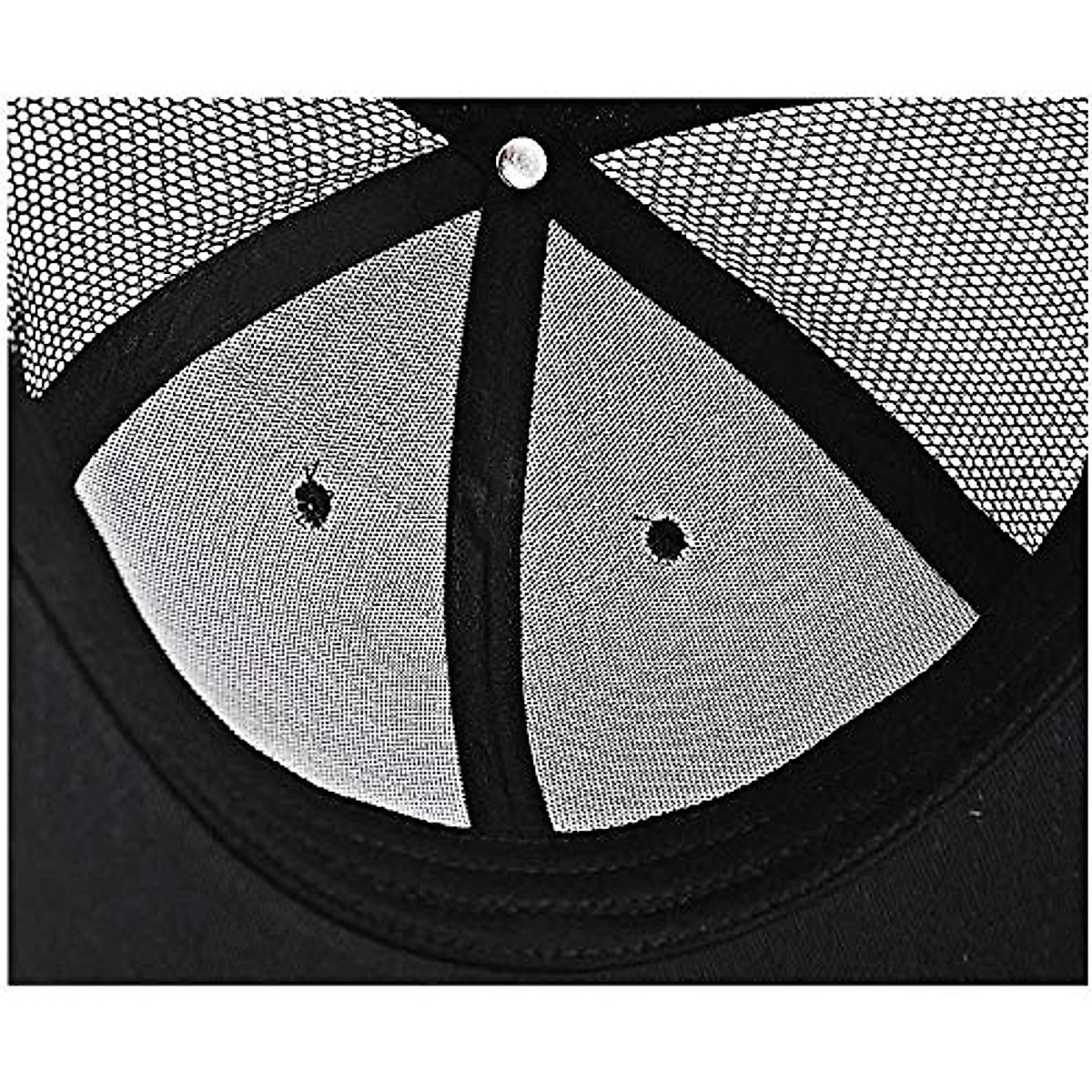 MUNULA Oversize Large Mesh Trucker Hat Big Head Hats for Men XXL Baseball Cap Breathable Dad Hat Adjustable 22.8"-24.8" (Black)