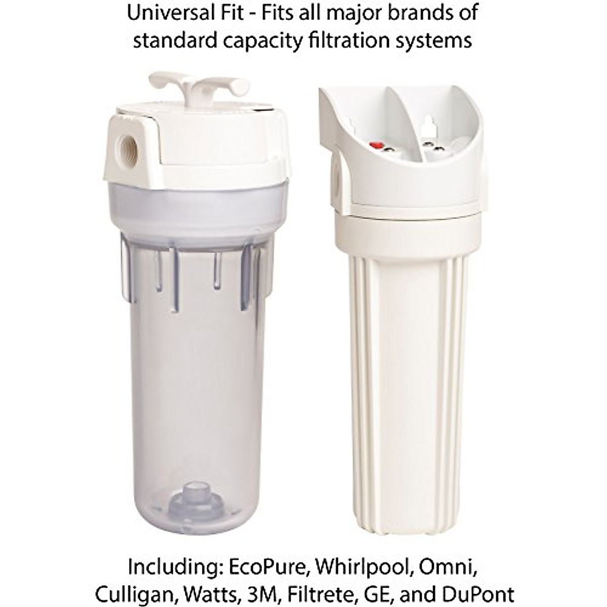 EcoPure EPW2B Whole House Replacement Filter, 2 Count (Pack of 1), White
