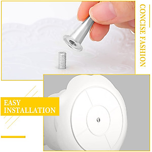 6 Packs Dessert Stand 3 Tiers Plastic Cupcake Stand serving tray Cupcake Display Stand Cookie Trays for Parties Round Flower Square Candy Trays for Display Party and Platters for Home (Silver)