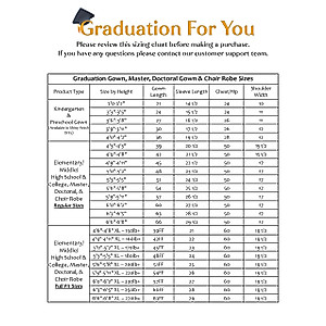 GFY Unisex Shiny Graduation Cap & Gown Set with 2024 Tassel Year Charm for Elementary, Middle School, High School, & College