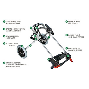 Best Friend Mobility Dog Wheelchair - Medium