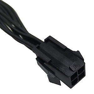 COMeap (2-Pack) 4 Pin to 8 Pin CPU Power Adapter, ATX 4 Pin to Motherboard CPU 8 Pin Converter Extension Cable for Power Supply with ATX 4 Pin Port 9.5-inch(24cm)