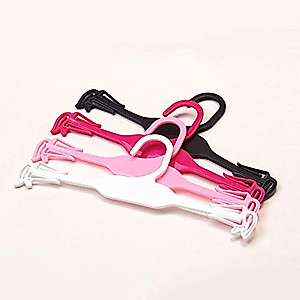 Clothes Hanger, 10Pcs Plastic Socks,Clothes Bra Underwear Hanger Wardrobe Closet Drying Rack Organizer - White