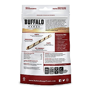 Buffalo Range Rawhide Dog Treats