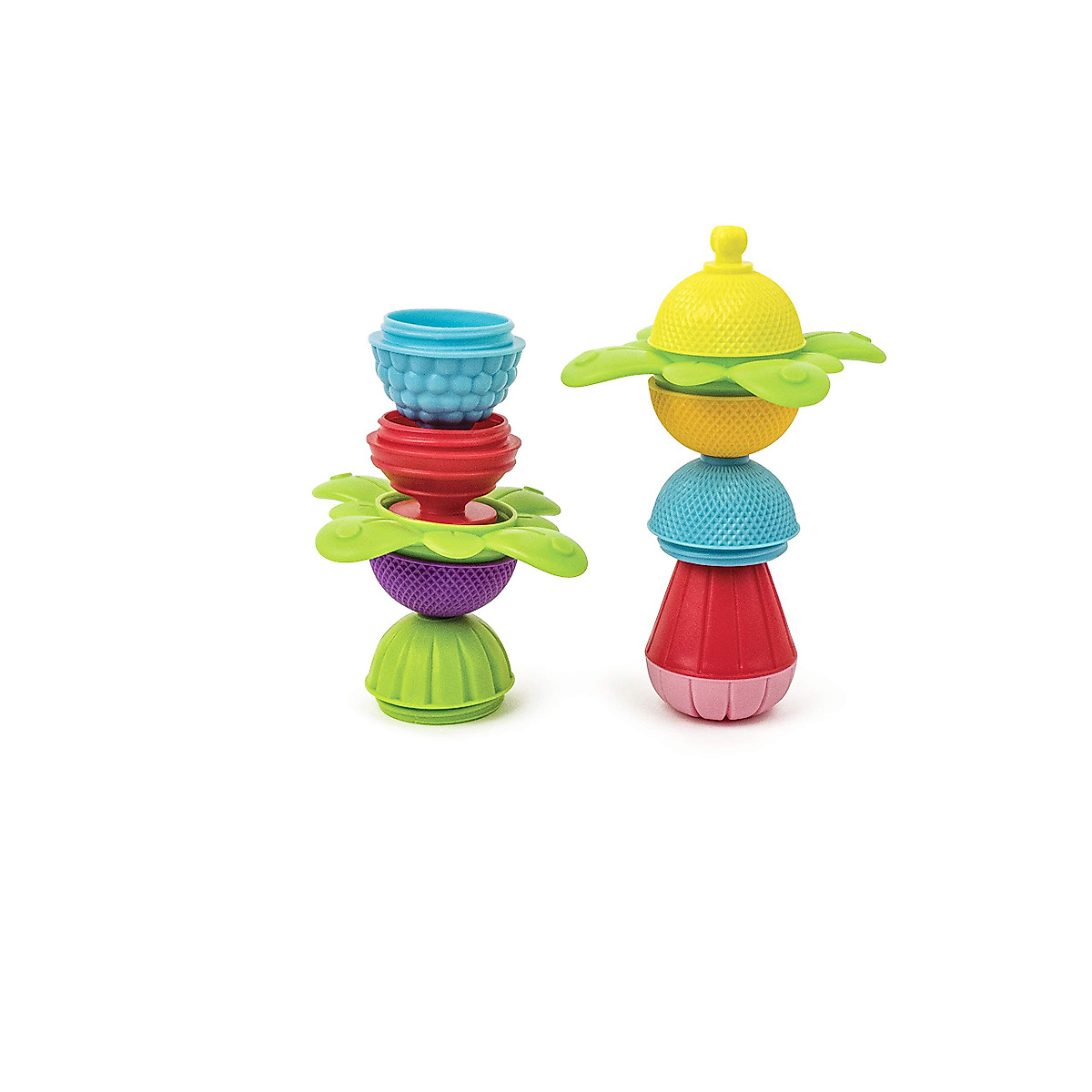 Lalaboom Bucket Set - 19 Piece Educational Baby Toddler Beads and Accessories – Educational Montessori Shape and Color STEM Construction Toy 10 Months to 3 Years - BL210, Multicolor