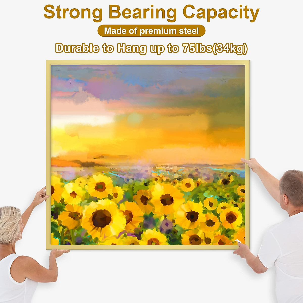 MAPVOLUT 372 PCS Picture Hanging Kit, Christmas Decorations Indoor Outside Picture Hangers, Heavy Duty Picture Frame Mirror Wall Hanging Hardware Hooks Kit with Nails Sawtooth for Hanging Picture