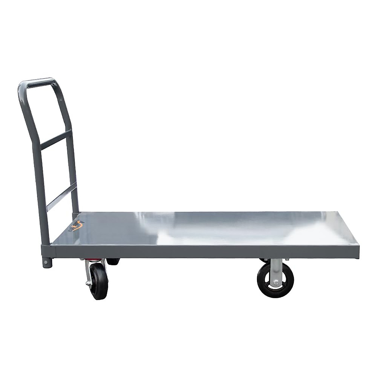 DMC-FPPS 48" L x 24" W Steel Platform Truck 2000 Lb. Loading Capacity Heavy Duty Flatbed Hand ...