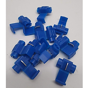 MVP 100 Blue Quick Splice Tap Wire Terminal Connector 14-18 AWG Gauge USA - TQ14