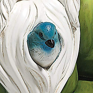 Design Toscano Zen Garden Gnome Statue, 8 Inch, Polyresin, Full Color