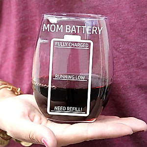 Vine Country Funny Wine Glass Gift for Moms, Women - 20oz Capacity