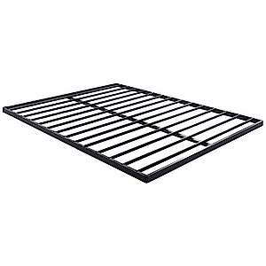 Zinus Gulzar Easy Assembly Quick Lock 1.6 Inch Bunkie Board / Bed Slat Replacement, Queen, Black