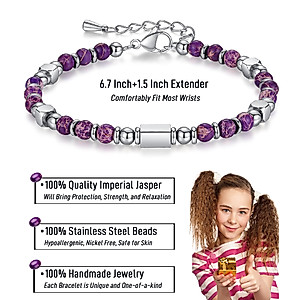 AryaHozel Easter Gifts for Kids, Bracelets for Teen Girls Women Birthday Gifts Ideas Easter Basket Stuffers Teens Tween Teenage Girls Jewelry Ages 8 12 Year Old 14 16 18 Awesome Stocking Valentines