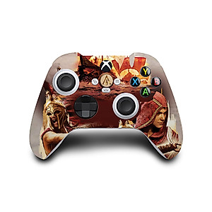 Head Case Designs Officially Licensed Assassin's Creed Kassandra Odyssey Artwork Vinyl Sticker Gaming Skin Case Cover Compatible with Xbox Series S Console and Controller Bundle