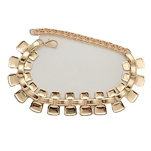 Women Fashion Jewelry Boot Bracelet Mesh Metal Chain Links Heels Shoe Charm Gold Color