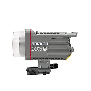 amaran 200x S 200W Bi-Color LED Video Light, 2700-6500k CRI95+, TLCI98+ Bluetooth App Control 9 Built-in Lighting Effects DC/AC Power Supply Bowens Mount Silent Fan (amaran 200xS)