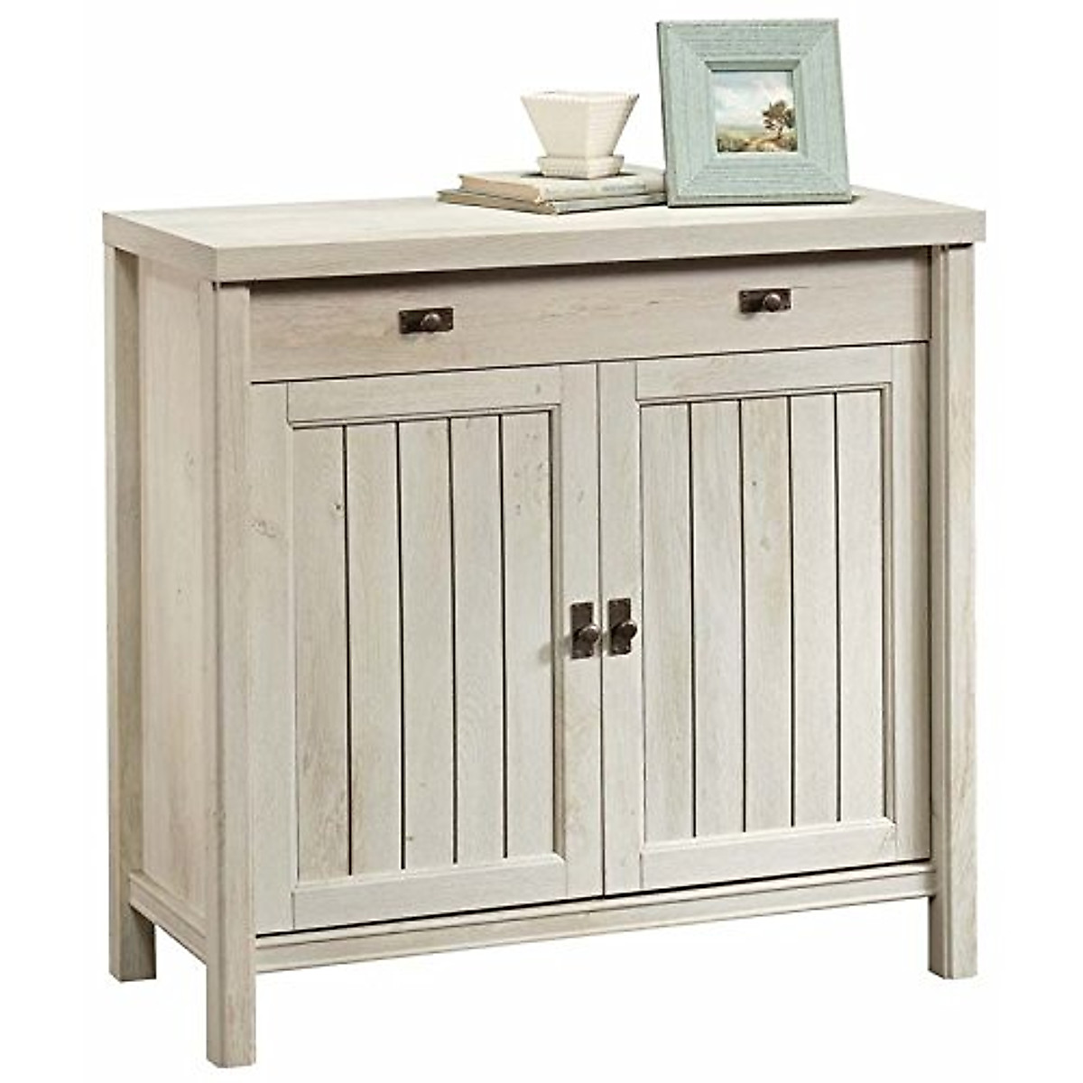 Sauder Costa Library Base, Chalked Chestnut finish