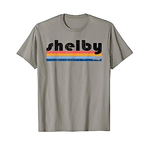 Vintage 80s Style Shelby NC T-Shirt