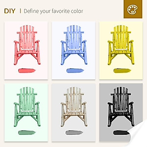 Outsunny Outdoor Wooden Rocking Chair, Single-Person Adirondack Rocking Patio Chair with Rustic High Back, Slatted Seat and Backrest for Indoor, Backyard, Garden, Carbonized