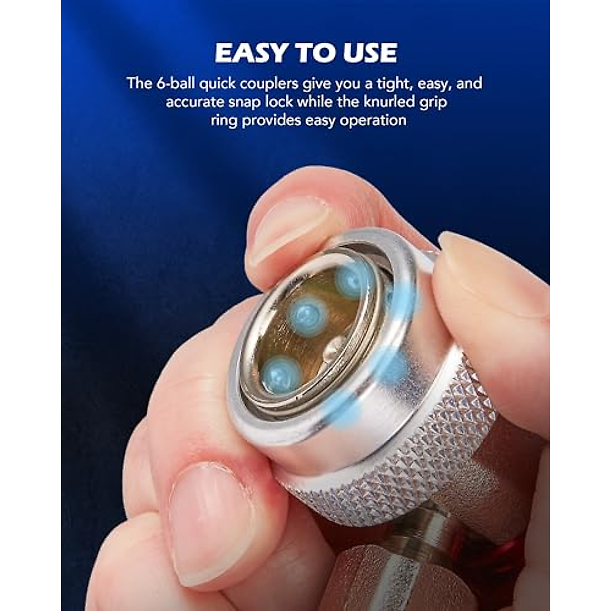 Orion Motor Tech AC Adapter Tool Kit, 8-Piece AC Gauge Hose Conversion Adapters Including R134A Can Tap, R134A Quick Couplers, R410 Adapters, Tank Adapter and Valve Core Remover