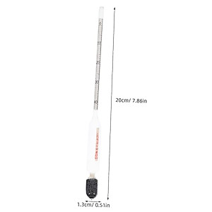 Gatuida 3sets Sugar Meter Hydrometer Beer Wine Scales Syrup Tester Sugar Content Scale Measuring Liquid Gauges Maple Syrup Scales Sweet Scales Syrup Meter Sugar Scales Glass 3pcs*3