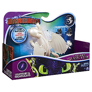 Dreamworks Dragons Legends Evolved Lightfury and Nightlights
