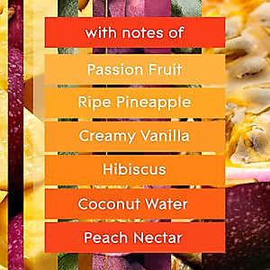 Glade Candle Jar, Air Freshener, 2in1, Hawaiian Breeze & Vanilla Passion Fruit, 3.4 Oz, 2 Count