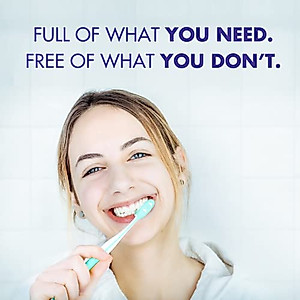 ARM & HAMMER Essentials Whiten & Strengthen Fluoride Toothpaste-4 Pack of 4.3oz Tubes, Fresh Mint- 100% Natural Baking Soda- Fluoride Toothpaste