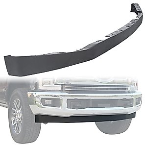 ECOTRIC Front Bumper Lower Air Deflector Valance Panel Compatible with 2017-2019 F250 F350 F450 F550 2WD Ford Super Duty Replacement for HC3Z-17626-AD, HC3Z17626AD, FO1095272, GNT56215066