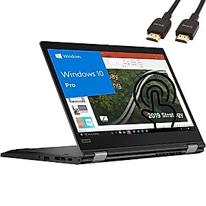 Lenovo ThinkPad L13 Yoga Gen 2 13.3" Touchscreen FHD 2-in-1 Laptop, Intel Quad-Core i5-1135G7 (Beat i7-1065G7), 16GB DDR4 RAM, 512GB PCIe SSD, WiFi 6, Bluetooth 5.1, Windows 10 Pro, BROAG HDMI Cable