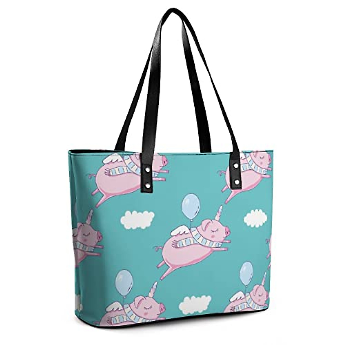 Womens Handbag Pigs Leather Tote Bag Top Handle Satchel Bags For Lady