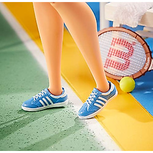 Barbie Inspiring Women Series Billie Jean King Collectible Doll, Approx. 12-in, Wearing Tennis Dress and Accessories, with Doll Stand and Certificate of Authenticity