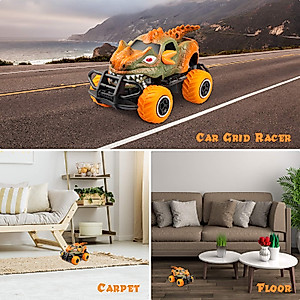 Remote Control Car for Boys 3-5, RC Car Toys for 3 4 5 6 Year Old Boys,4-Channel Off-Road Monster Trucks for Boys,1/43 Scale Remote Control Car for Girls 3-6,Toddlers Gifts for 3 4 5 6 Year Old Boys