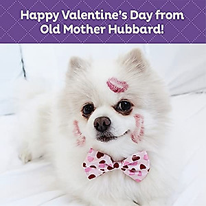 Old Mother Hubbard Natural Crunchy Dog Biscuits, Oven-Baked Healthy Treats for Dogs, Limited-Edition Holiday-Inspired Shapes (Peanut Butter - Valentine's Day, 6-Ounce Bag)