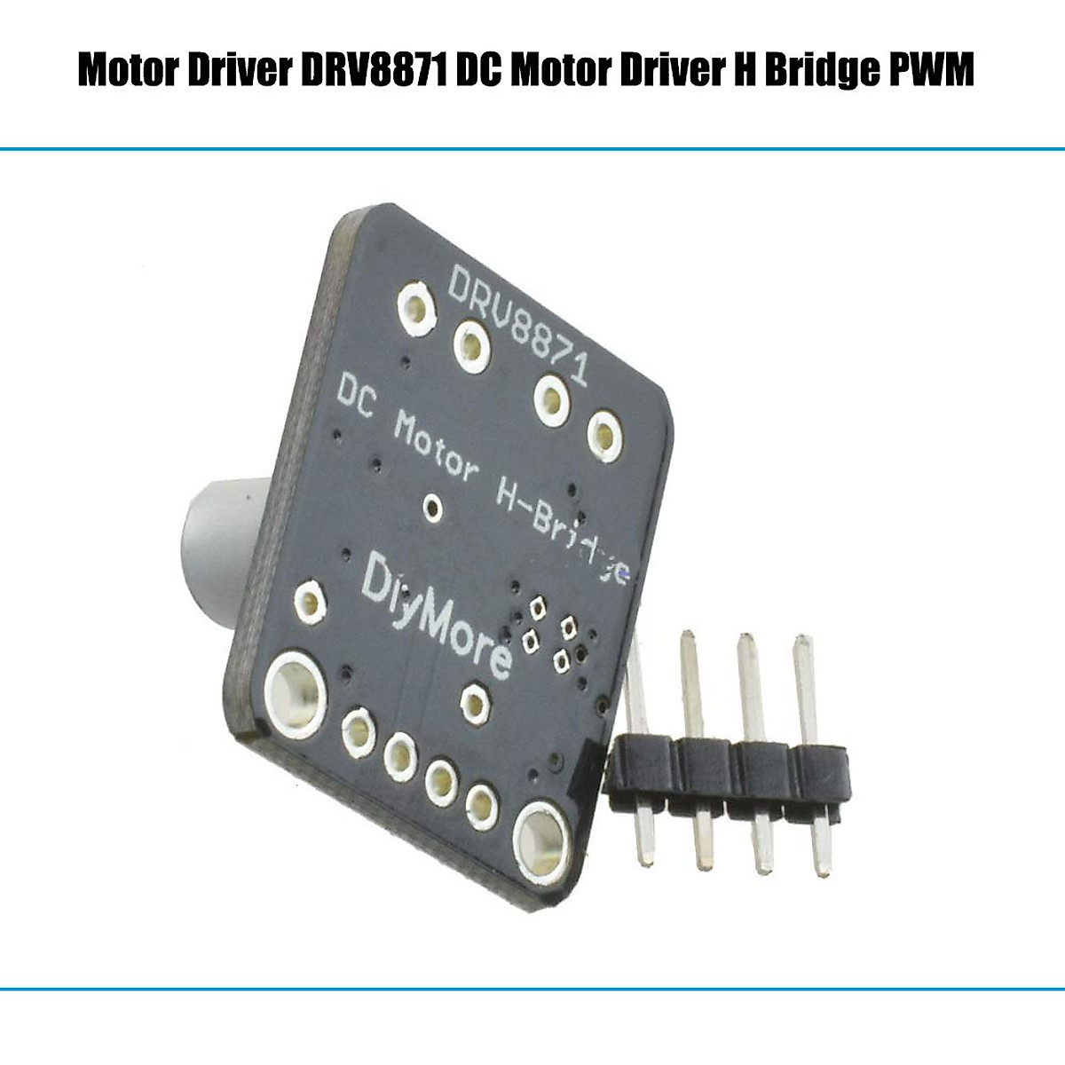 Comimark 1Pcs DRV8871 H-Bridge DC Motor Driver Breakout Board PWM Control Module 3.6A for Arduino