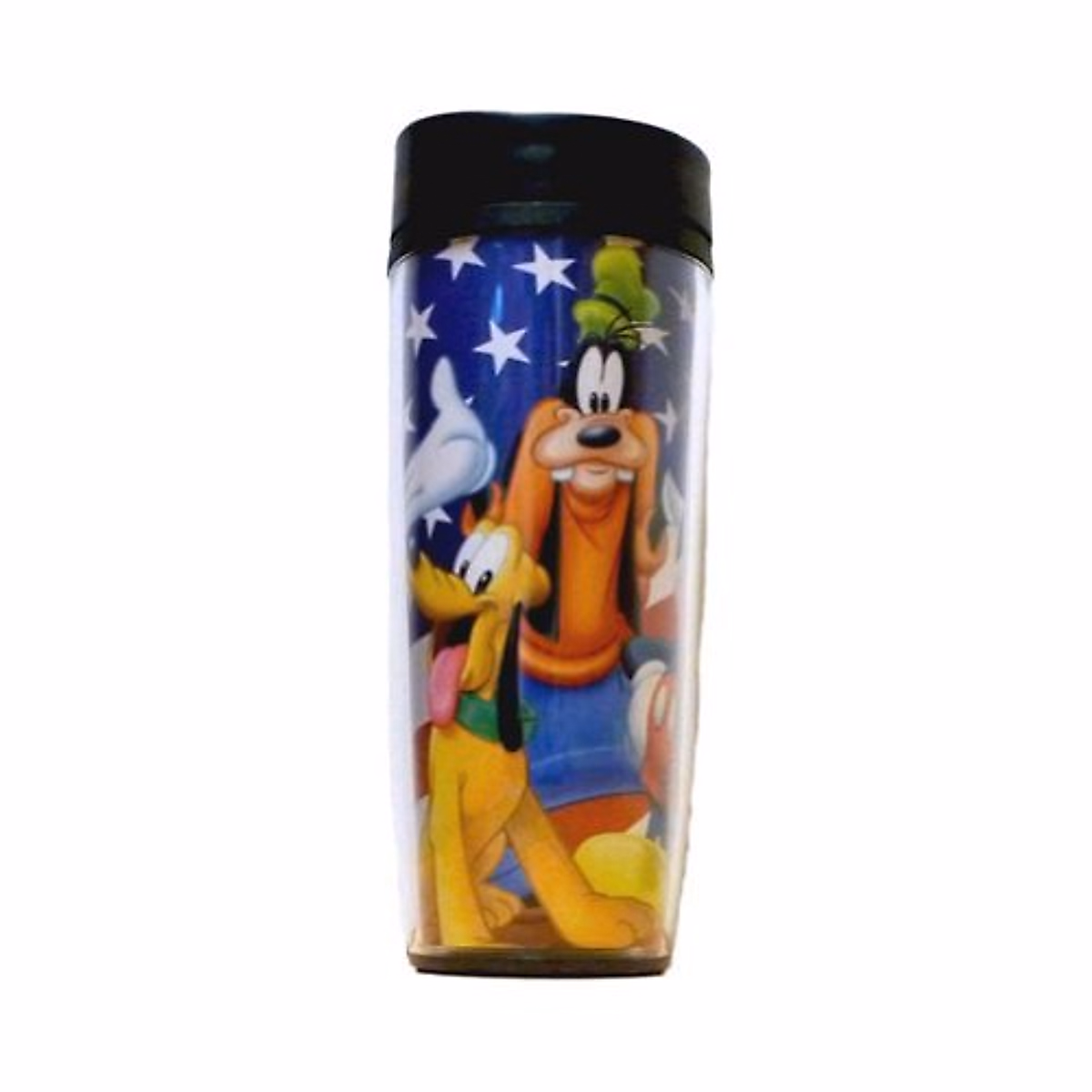 Disney USA Mickey Gang Minnie Goofy Donald Pluto Travel Mug