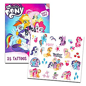 Savvi Disney Temporary Tattoos for Kids (My Little Pony)
