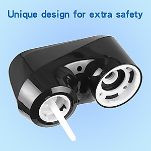 spoonlemon Sparkling Water Maker,Soda Streaming Machine for Home Use, Carbonated Water Machine with BPA Free 1L PET Bottle, Compatible with Any Screw-in 60L CO2 Exchange Carbonator, Black