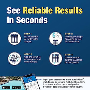 Taylor K-2005 Complete DPD High Range, 9-in-1 Pool & Spa Test Kit for Free & Total Chlorine, Bromine, pH, Acid & Base Demand, Total Alkalinity, Calcium Hardness, Cyanuric Acid | Made in The USA