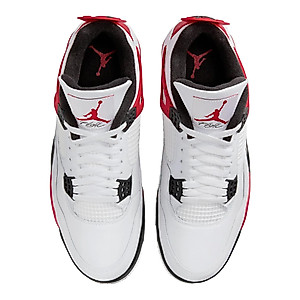 Nike Air Jordan 4 Retro Men White/Fire Red-Black Cement DH6927-161 13