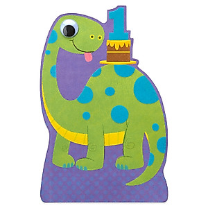 American Greetings 1st Birthday Card for Boy (Dinosaur)