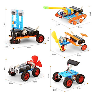 STEM Science Kits for Kids 5-7 8-12, Robot building Kit STEM Toys for Boys Crafts 5-8 6-8, Science Activities Experiments Engineering Project Electronic Toy for 5 6 7 8 9 10 11 12 Year Old Boy Gifts