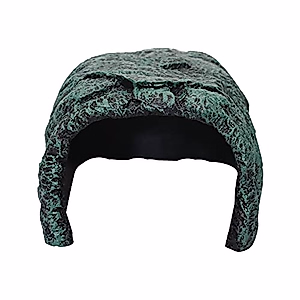 Reptile Rock Hideout Reptile Rock Hide Cave, Aquarium Habitat Décor Rock Tortoise Hideout for Reptiles, Small Lizards, Turtles,Bearded Dragon Tortoise, Amphibians, Fish (N17)