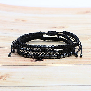 JoycuFF Memorial Gifts for Loss of Loved One Mom Dad Father Son Sister Aunt Friends Brother Sympathy Morse Code Bracelets Remembrance Jewelry Until We Meet Again