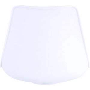 Lorell Plastic Shell Task Chair, White