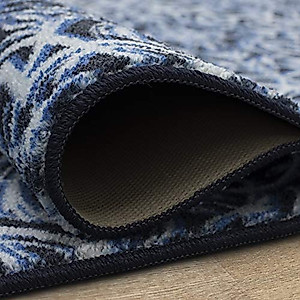 Mohawk Home Amstel Area Rugs, 2' X 5', Navy