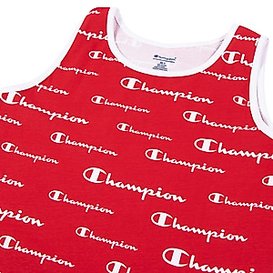 Champion Big and Tall Tank Tops for Men – Big and Tall Mens Sleeveless Shirts Red White