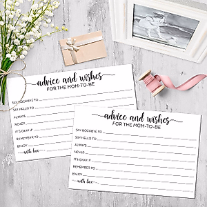 321Done Baby Shower Bundle: Diaper Raffle and Advice for Mom-to-Be - White