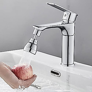 Horiznext high pressure portable 360° swivel faucet nozzle rotate replacement part, kitchen aerator sprayer attachments for home sink water filter