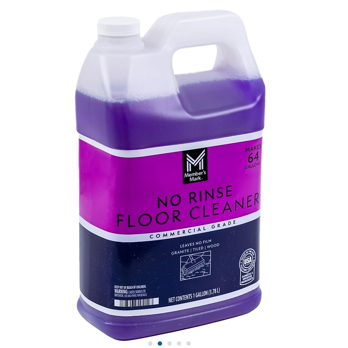 Member's Mark Commercial No-Rinse Floor Cleaner by Ecolab (1 gal.) (2 Pack)